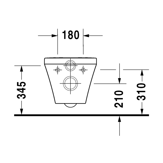 Miska WC wisząca bezrantowa Durastyle Rimless® Duravit 2551090000 ...