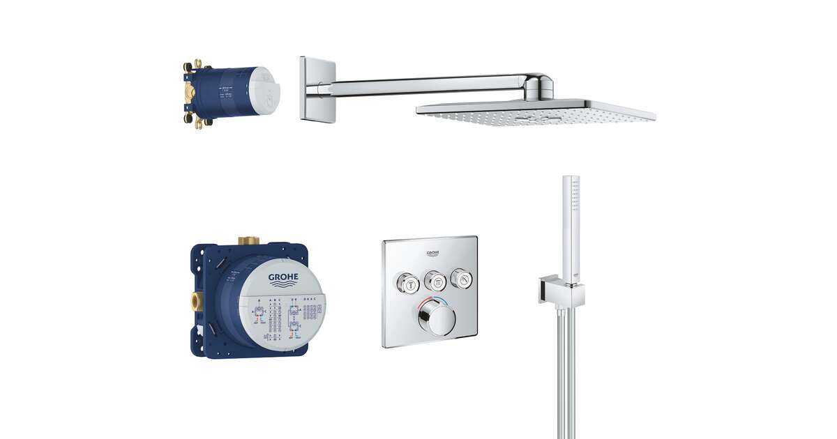 GROHE SmartControl - podtynkowy system prysznicowy 34712000 - sklep ...