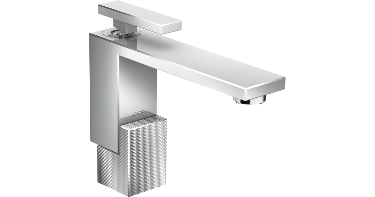 AXOR Edge Jednouchwytowa bateria umywalkowa 130 push-open - szlif ...