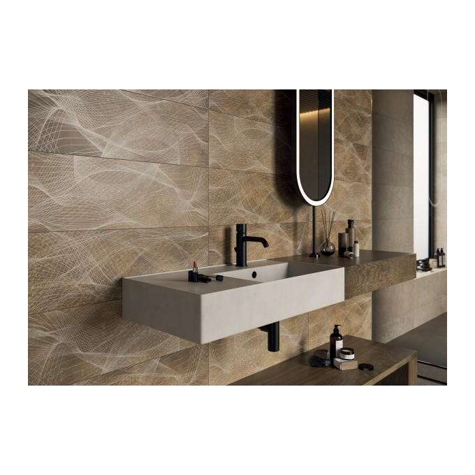 Paradyż Freedom rust ściana rekt. dekor 25x75 cm - płytka ścienna ...